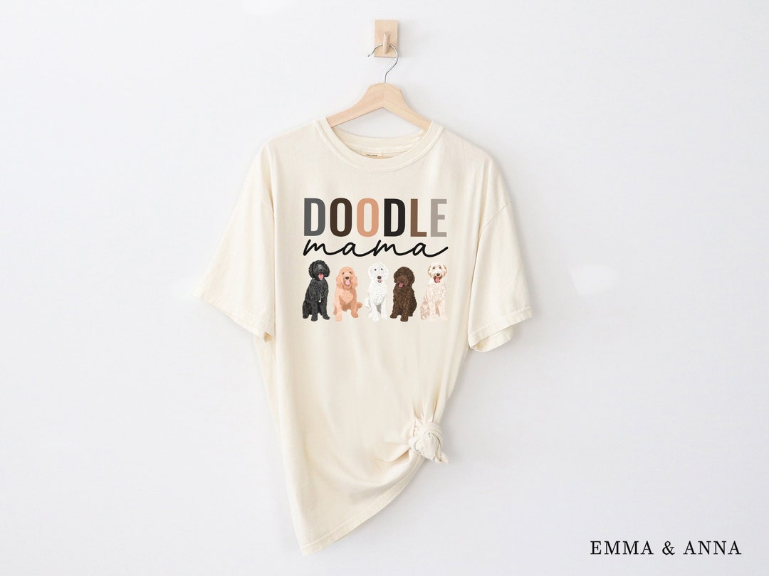 Comfort Colors Golden Doodle Shirt, Doodle Mama Shirt, Golden Doodle ...