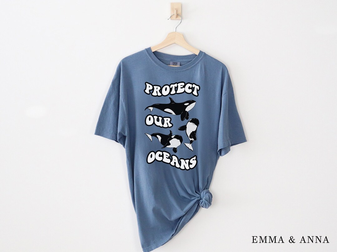 Protect Our Oceans, Whale Shirt, Orca Shirt, Beach Shirt, Comfort ...