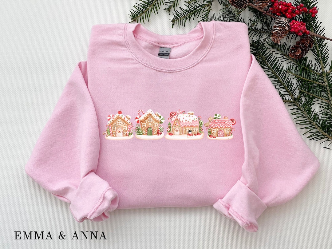 Gingerbread Sweatshirt, Christmas Sweatshirt, Christmas Crewneck ...