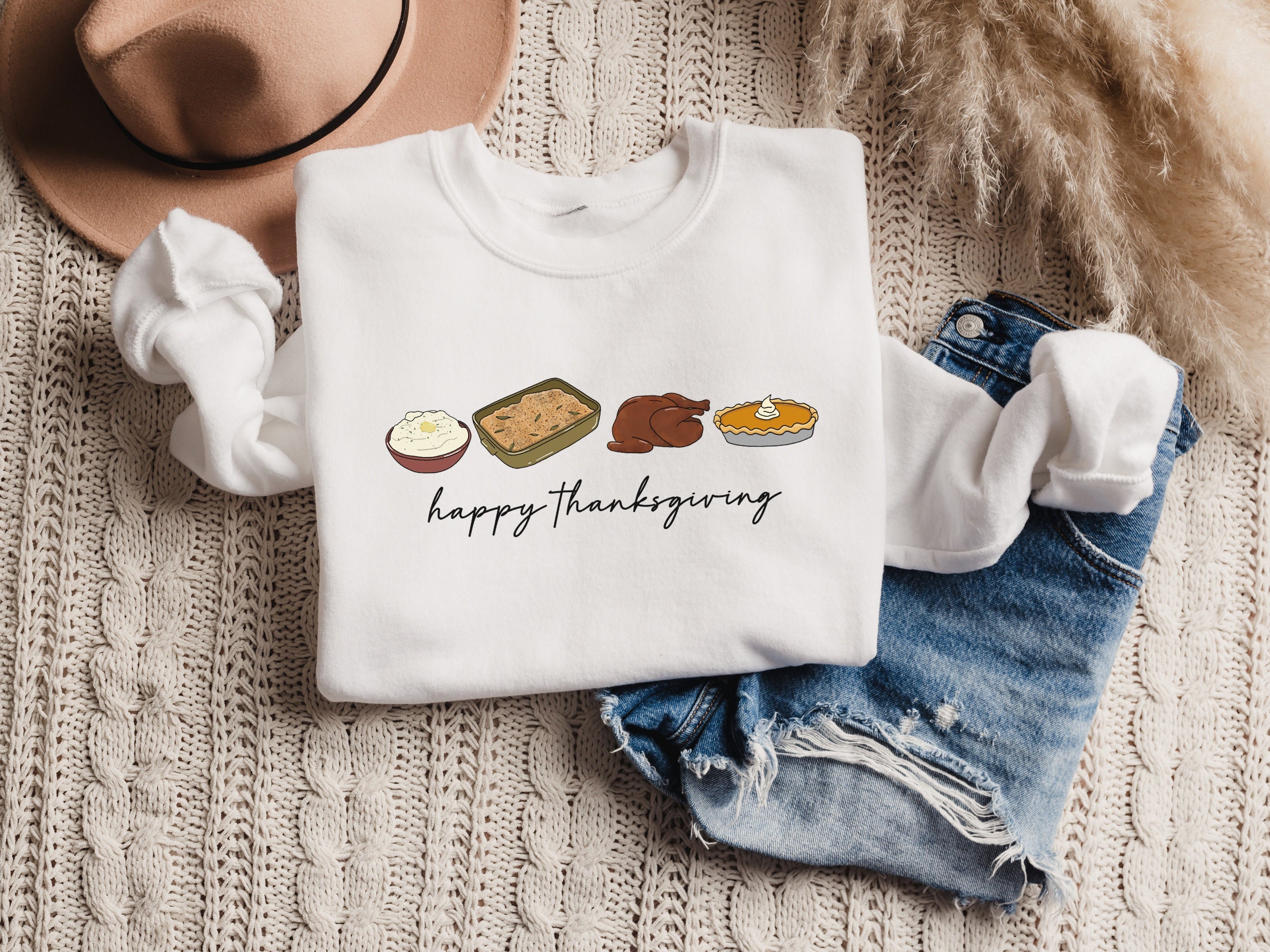 Thanksgiving Sweatshirt for Women, Thanksgiving Crewneck, Pie Shirt ...