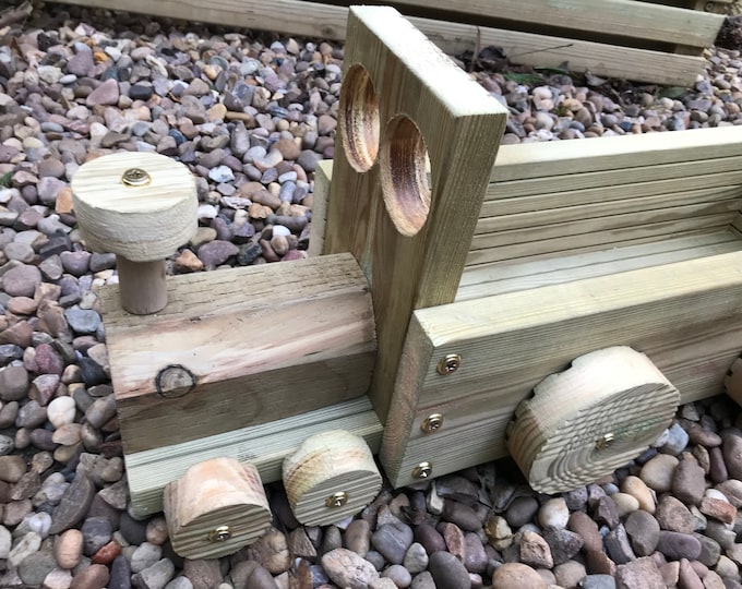 Beautiful Outdoor Wooden Train Planter Perfect Gift for the | Etsy UK