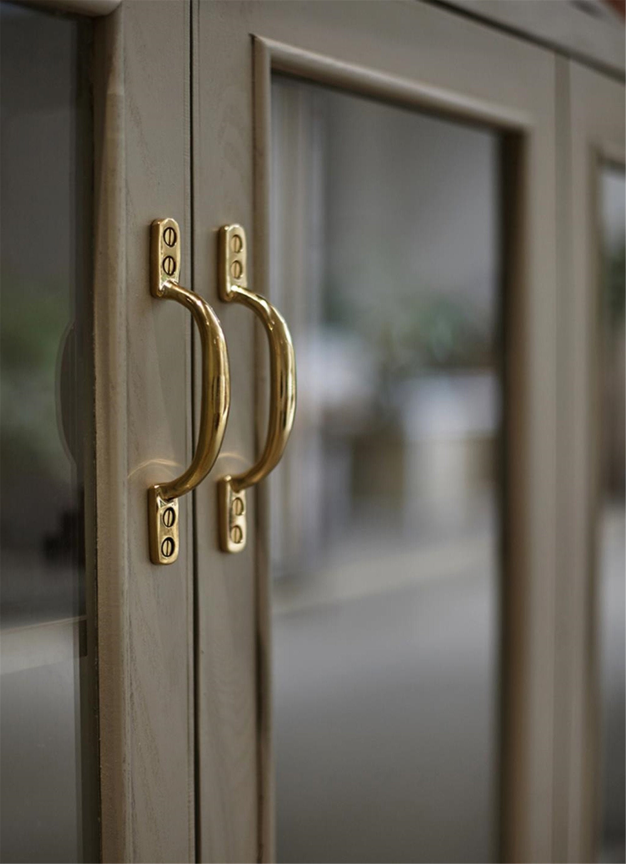 Vintage Style Solid Brass Door Handle Brass Handle Bar Brass Handle ...