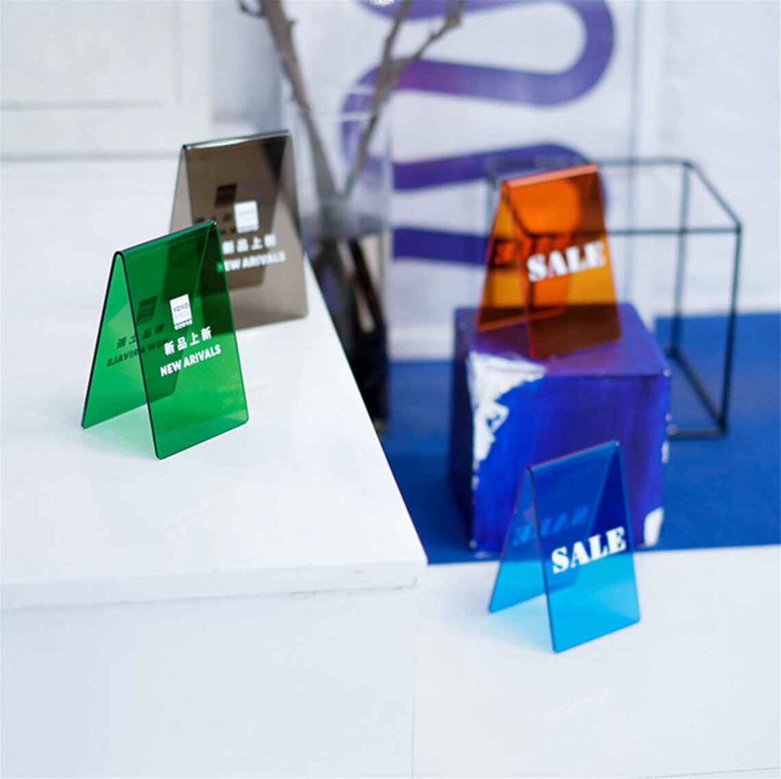 Custom Made Desktop Logo Stand Coffee Shop Sign Desktop Sign - Etsy