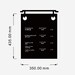 Personalize Menu Board Black Wall Menu Store Menu Display Black Acrylic ...
