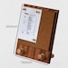 Desktop Wooden Message Board Wooden Desk Notepad Billboard Photo Holder ...