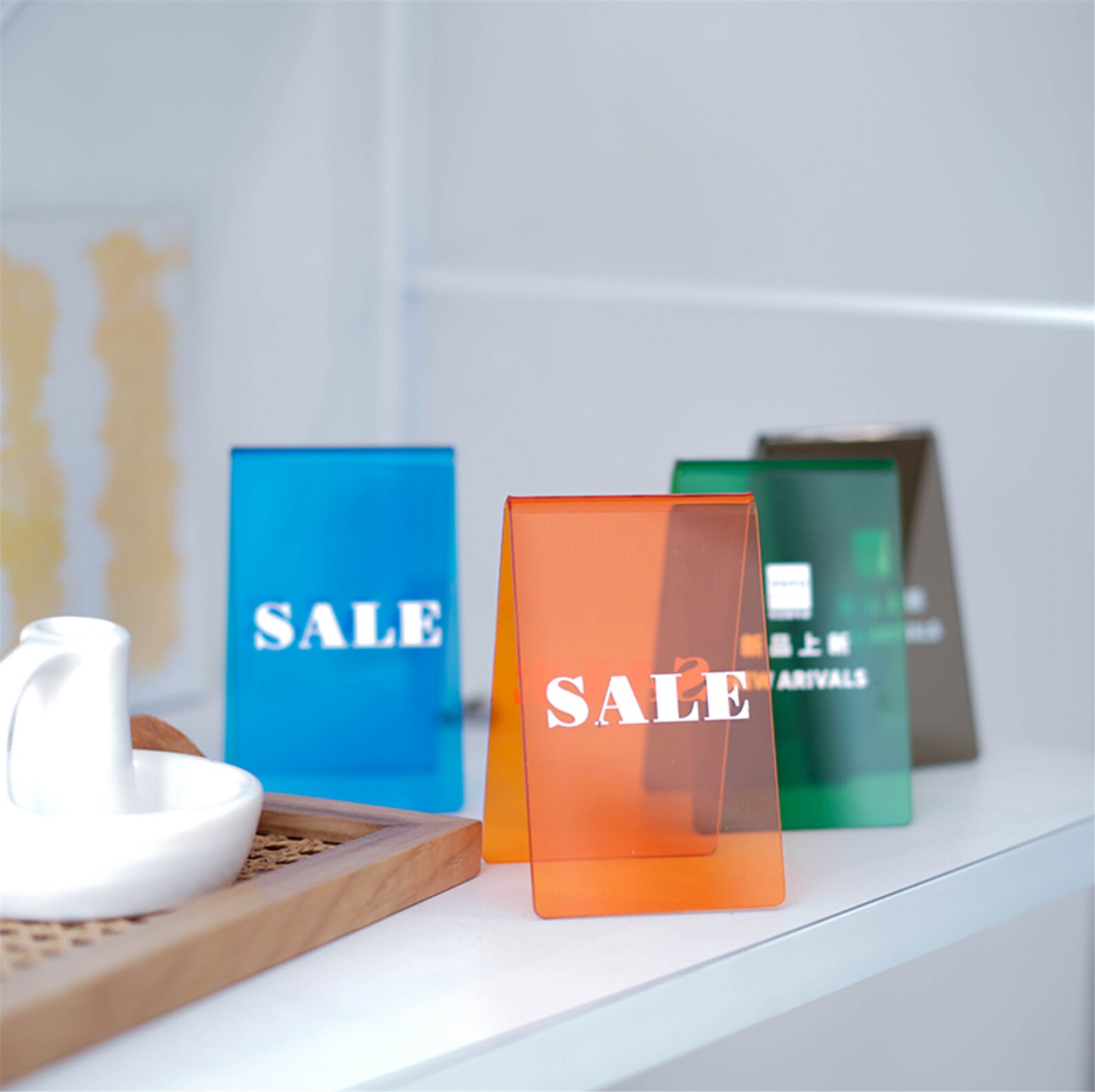 Custom Made Desktop Logo Stand Coffee Shop Sign Desktop Sign - Etsy