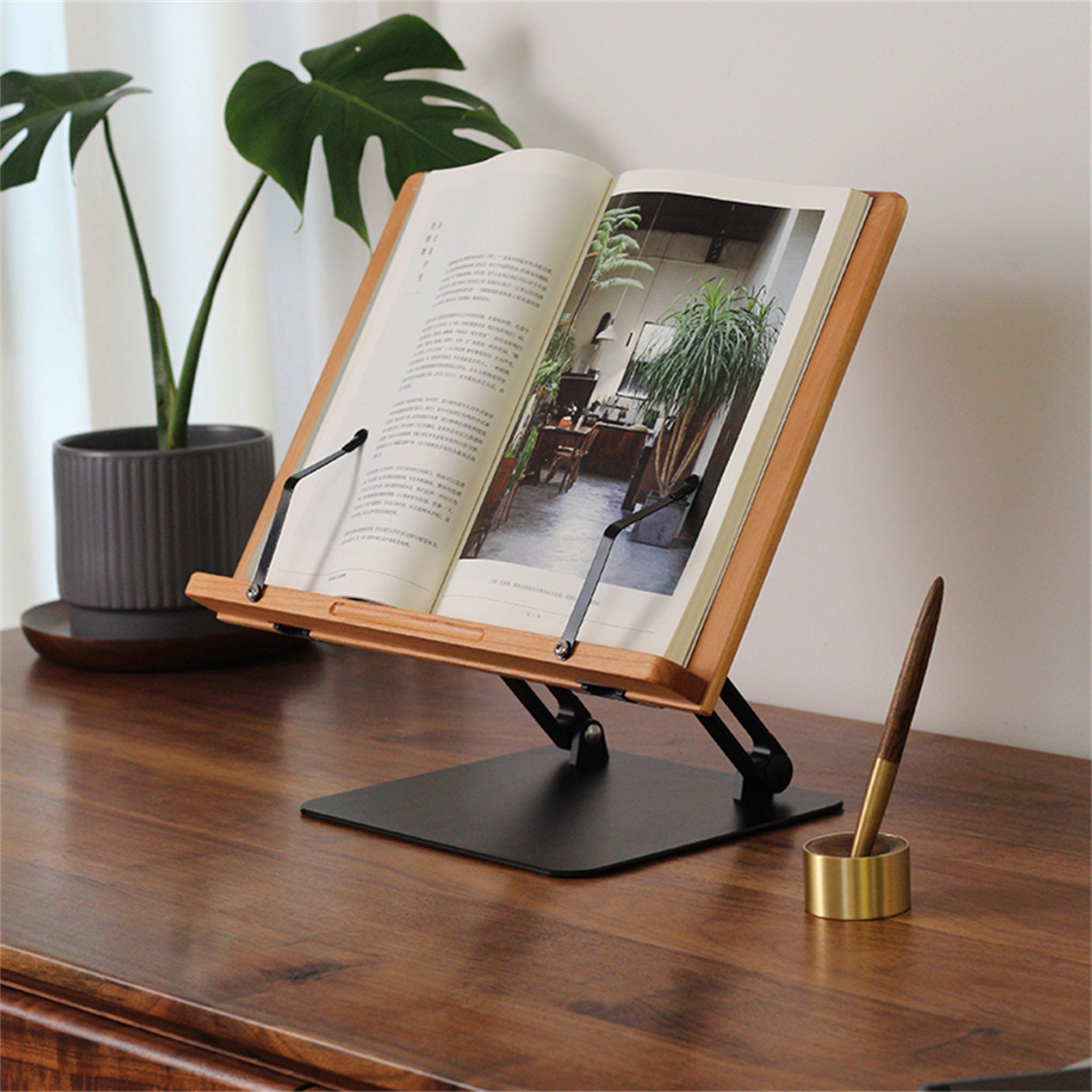 Wooden Reading Stand Multifunctional Reading Stand Computer - Etsy ...
