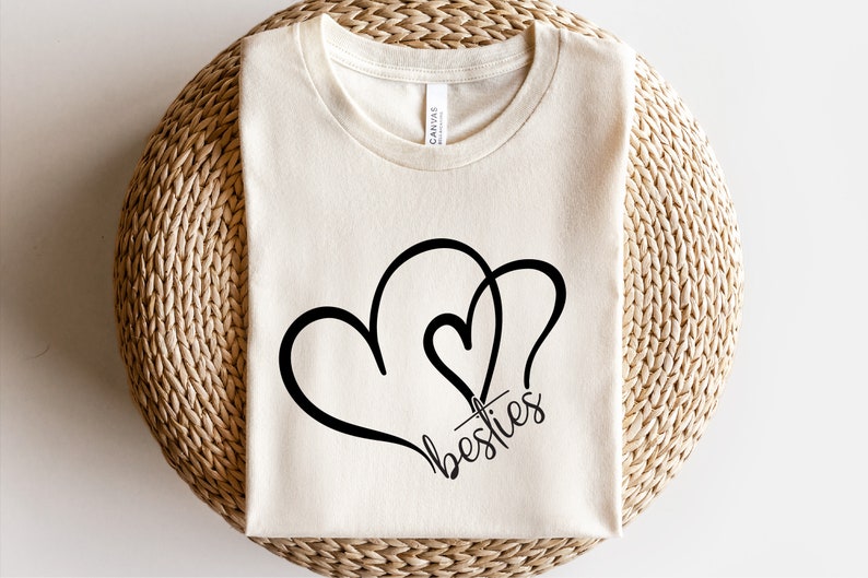 Besties Heart Svg, Best Friends Svg, Bestie Heart Svg, BFF Svg ...