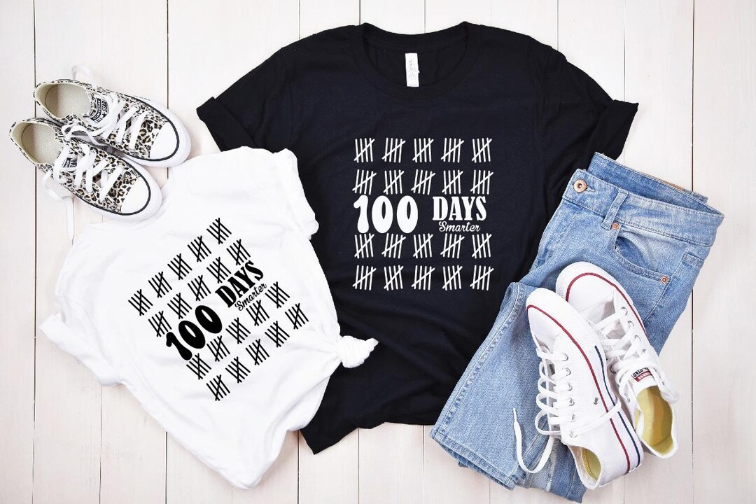 100 Days Smarter Svg, 100 Days of School Svg, 100th Day Svg, Hundred ...