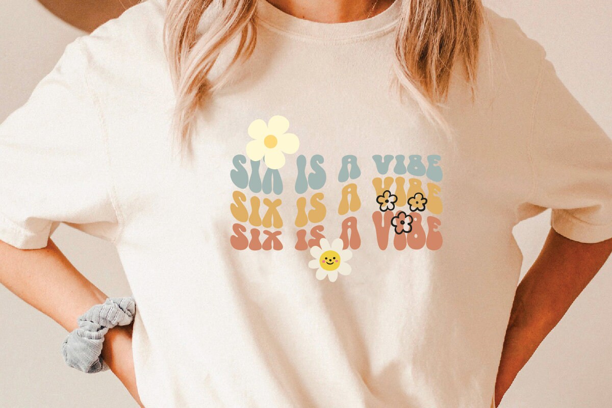 6 Birthday SVG Six is A Vibe 6th Birthday SVG 6 Birthday - Etsy