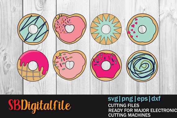 Donut Svgdonut Layereddxfdount Cut File | Etsy