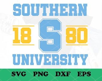 Southern University Logo, Png - Etsy