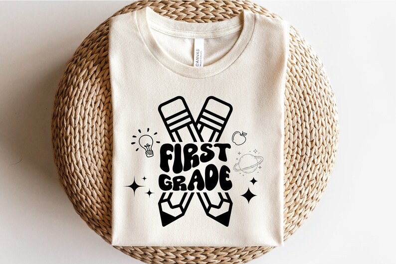 First Grade Pencil Svg 1st Grade With Pencil Clipart Svg - Etsy