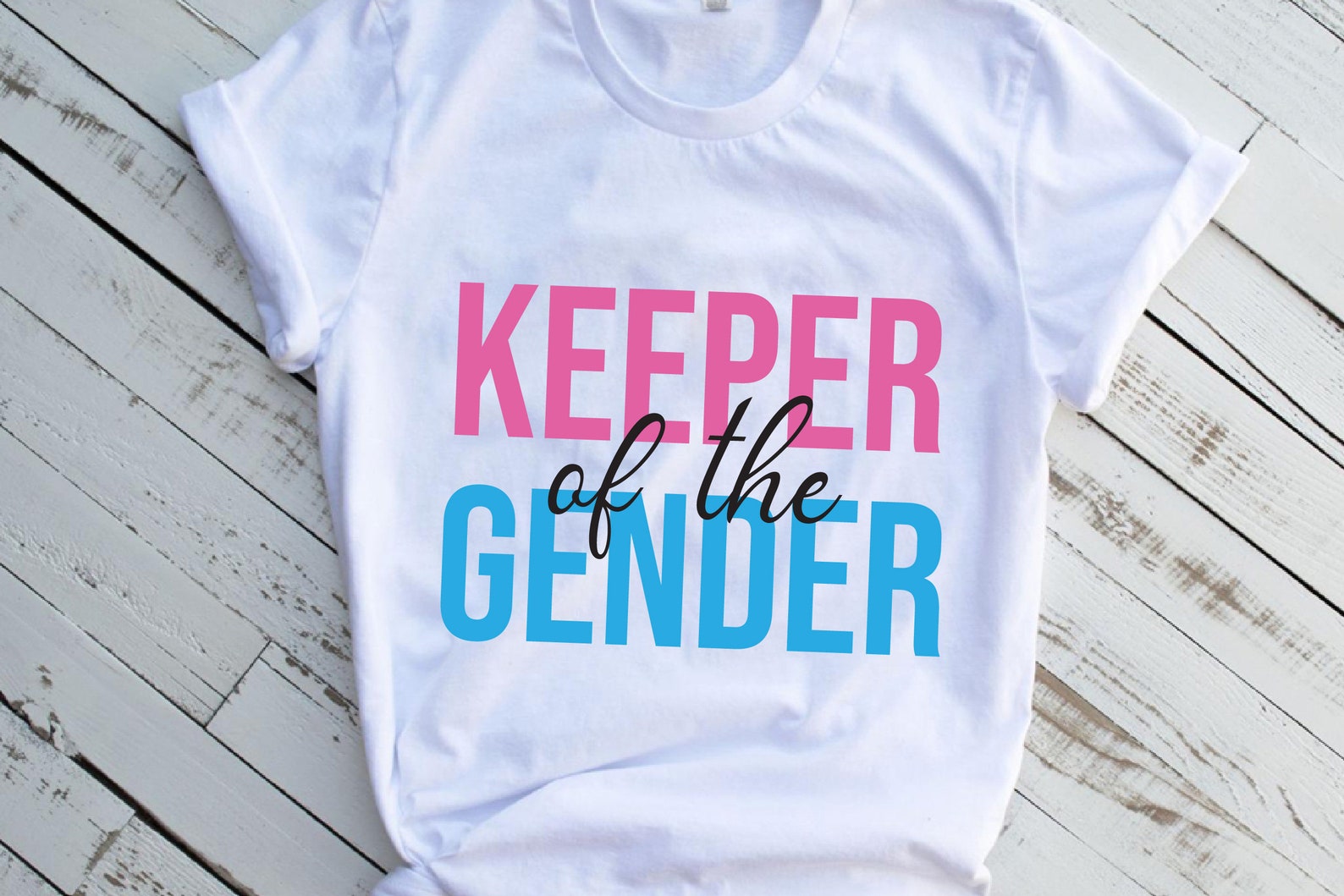 Keeper of the Gender Svg, Gender Reveal Svg, Boy or Girl Svg, Pink or ...