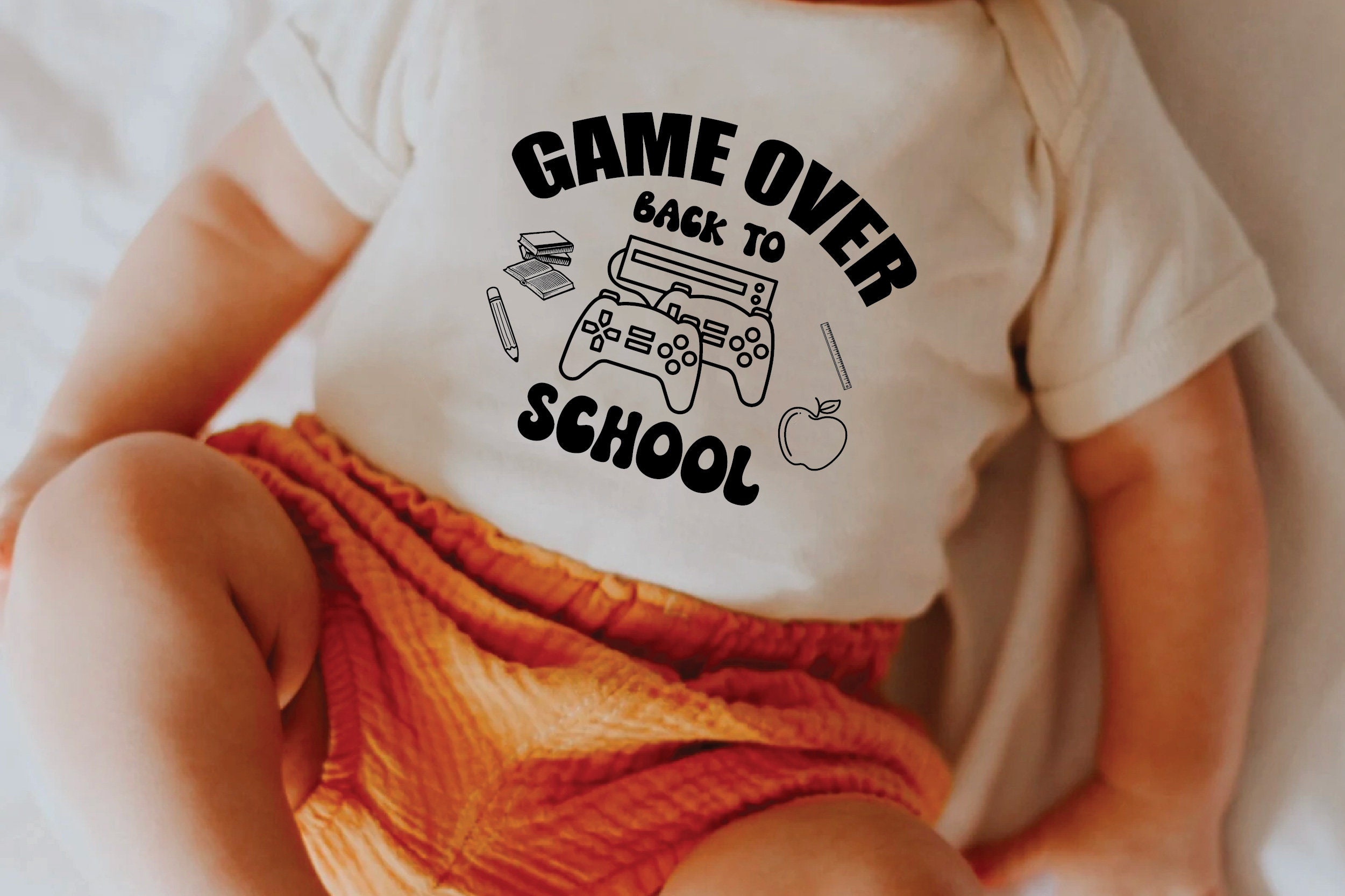 Game Over Back to School Svg, Png, Jpg, Dxf, First Day of School Svg ...