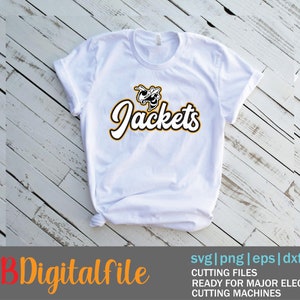 Jackets Svg, Yellowjacket Svg, Jacket, Yellowjacket, Jackets, Mascot ...