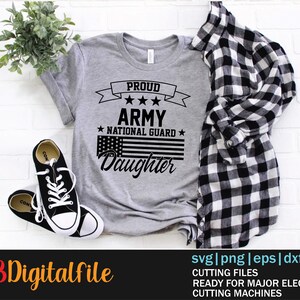 Proud Army Daughter SVG & PNG - Military Cut File / United States Army ...