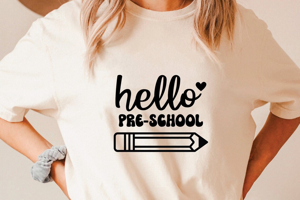 Hola Preescolar svg, Preescolar svg, Escuela svg, Escuela svg Archivos ...