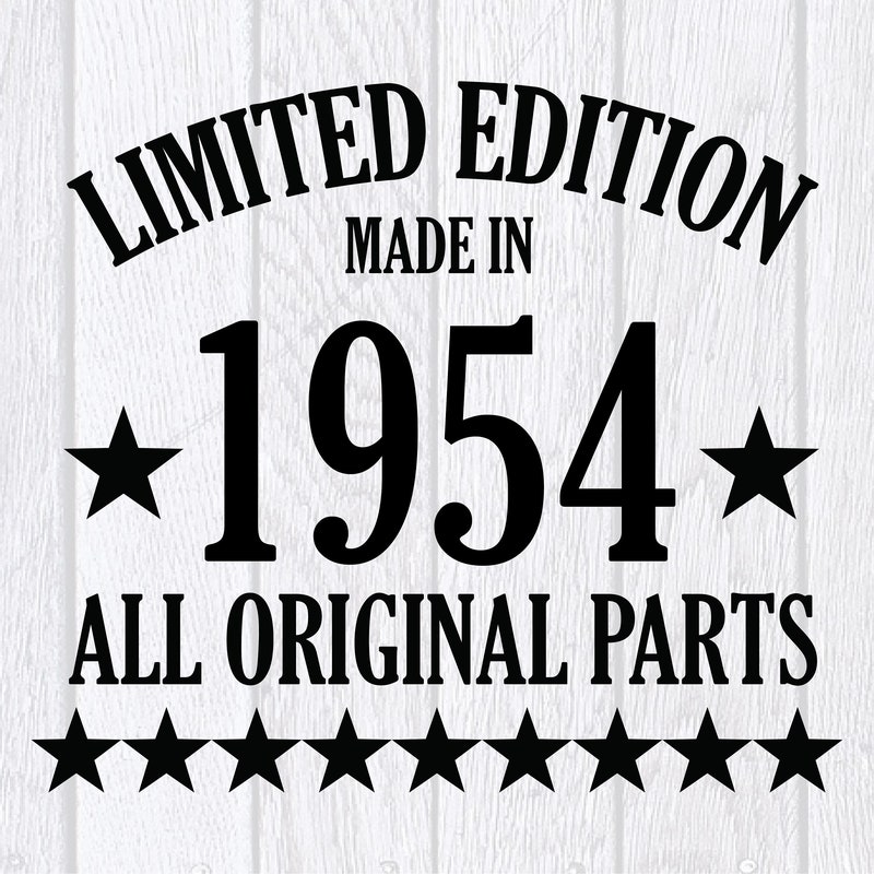 Vintage 1954 Sticker - Etsy