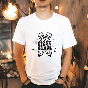 First Grade Pencil Svg, 1st Grade With Pencil Clipart Svg, First Grade ...