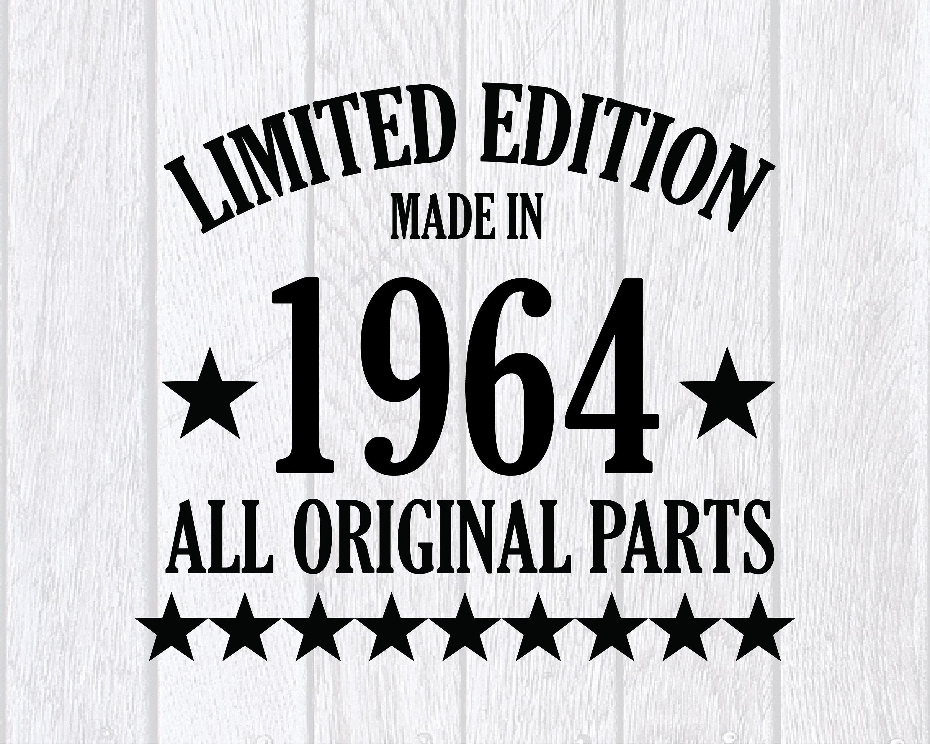 Limited Edition 1964 SVG All Original Parts 56rd Birthday Gift Idea ...