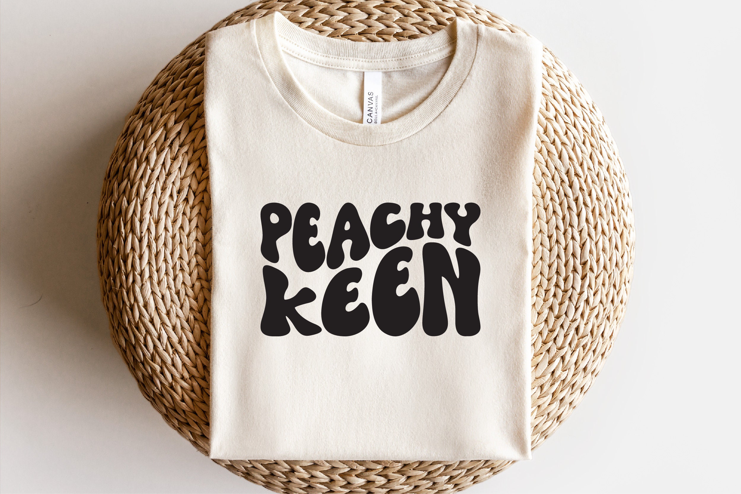 Peachy Keen SVG , Inspirational Quote Svg, Mama Svg, Minimalist Svg ...