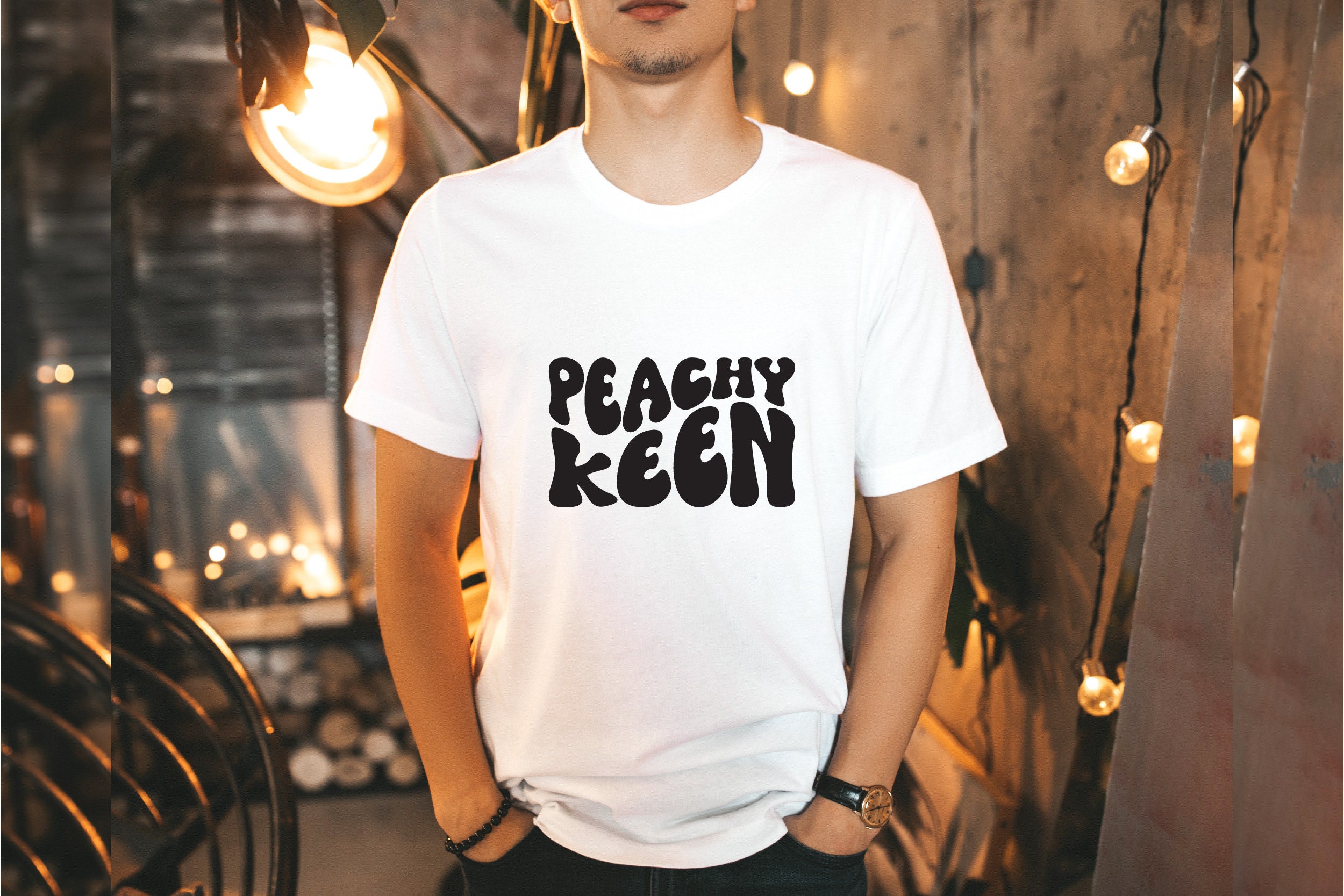 Peachy Keen SVG , Inspirational Quote Svg, Mama Svg, Minimalist Svg ...