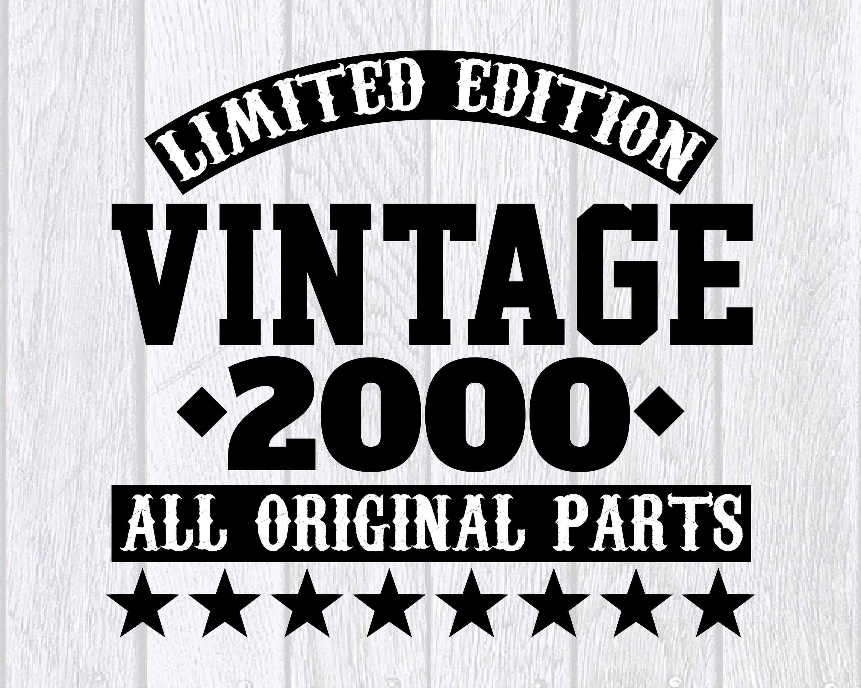 Limited Edition 2000 SVG All Original Parts 21th Birthday Gift | Etsy