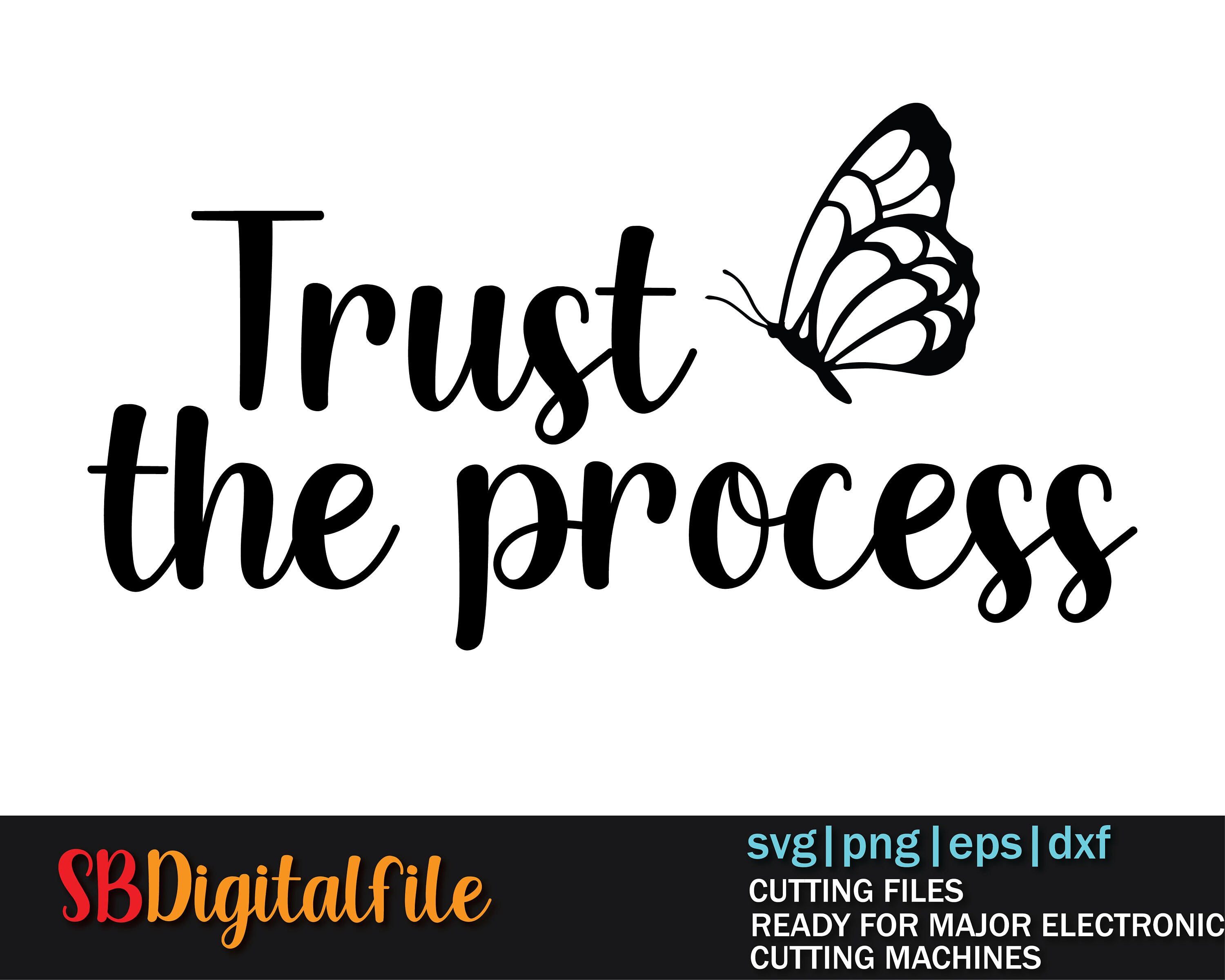 Trust the Process Svg, Trust the God Svg, Trust God Svg, Faith Svg ...