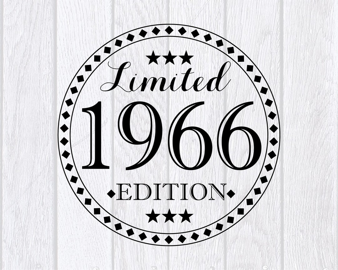 Limited Edition 1966 SVG All Original Parts 54rd Birthday Gift Idea ...