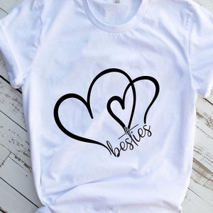 Besties Heart Svg, Best Friends Svg, Bestie Heart Svg, BFF Svg ...