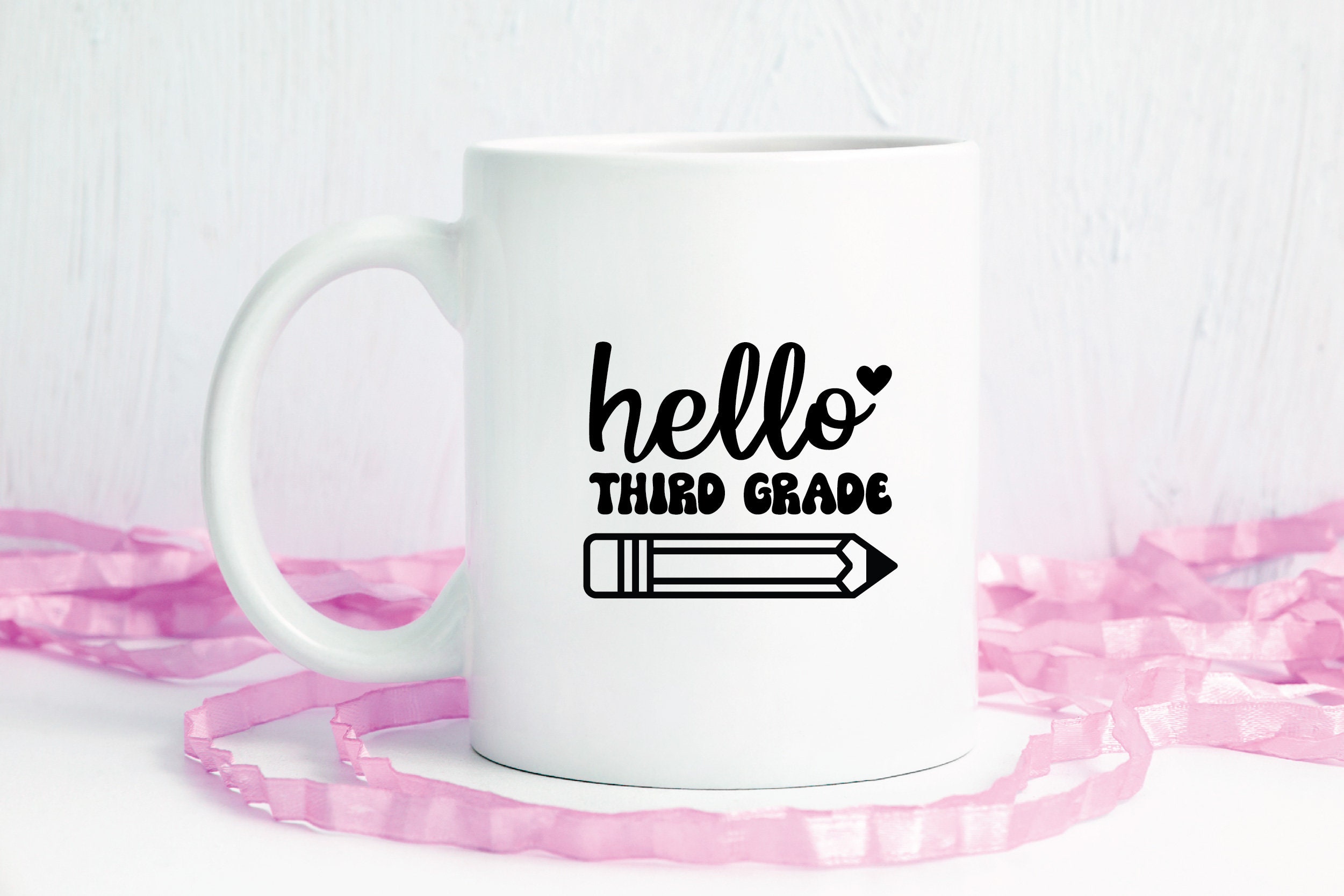 Hello Third Grade Svg, Back to School Svg, 3rd Grade Svg, Teacher Svg ...