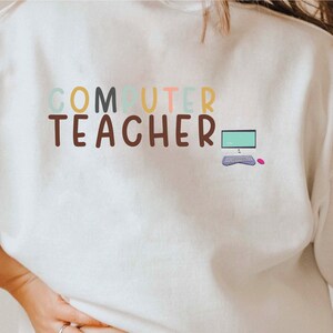 Computer Teacher Svg, Png,eps, Laptop Svg,png, Computer Sublimation ...