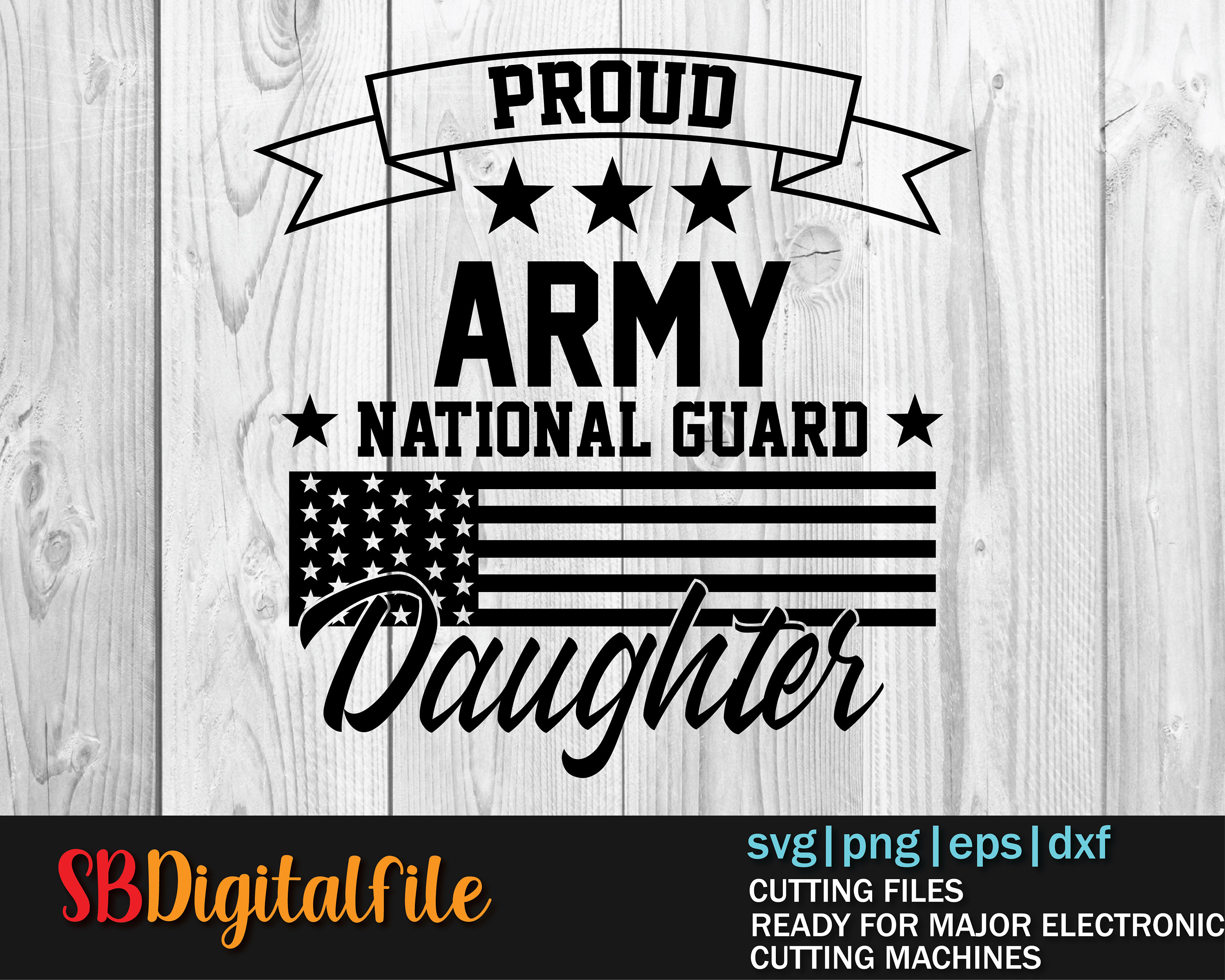 Proud Army Daughter SVG & PNG - Military Cut File / United States Army ...