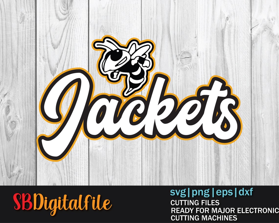 Jackets Svg, Yellowjacket Svg, Jacket, Yellowjacket, Jackets, Mascot ...