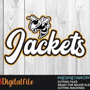 Jackets Svg, Yellowjacket Svg, Jacket, Yellowjacket, Jackets, Mascot ...