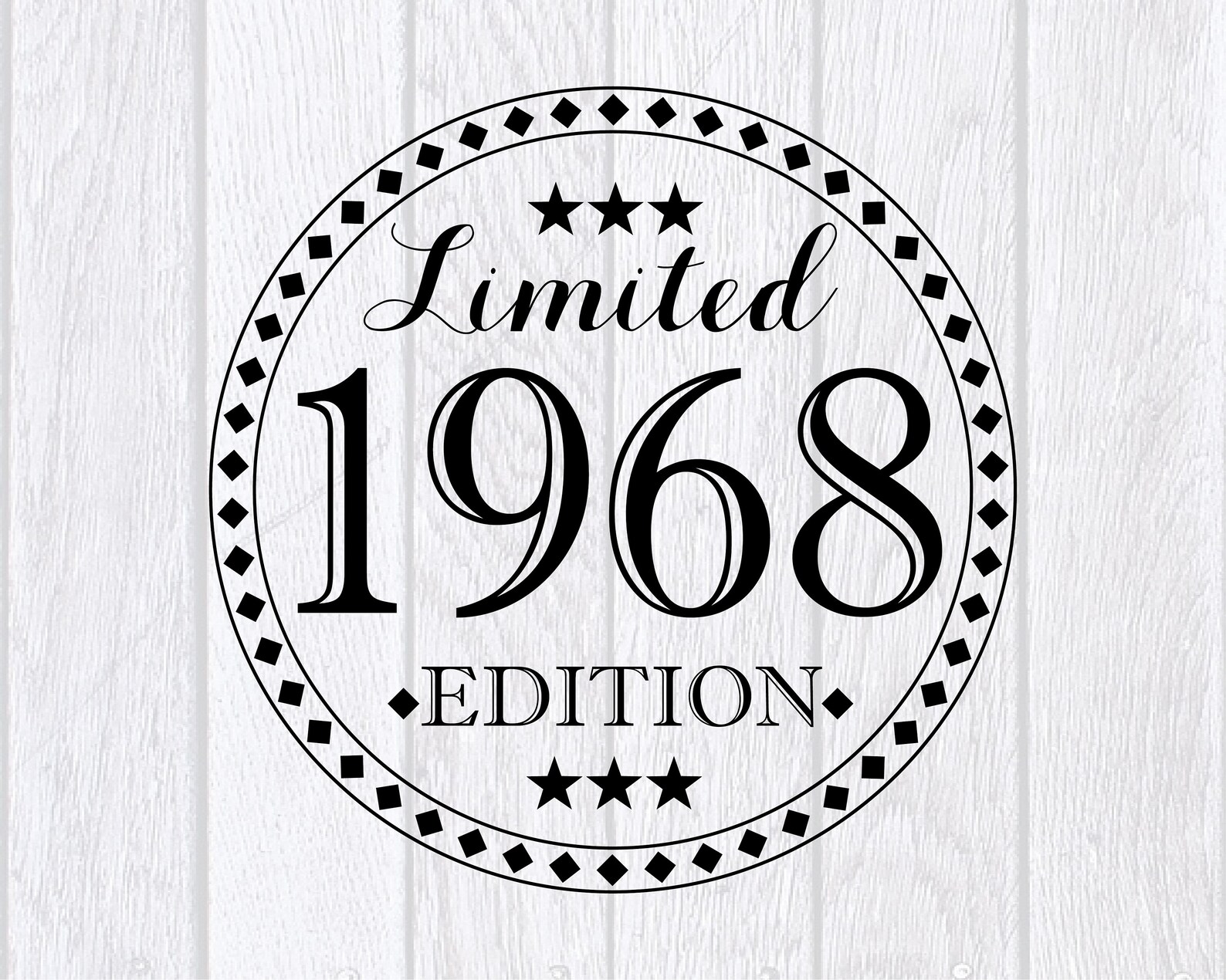 Limited Edition 1968 SVG All Original Parts 52rd Birthday Gift Idea ...