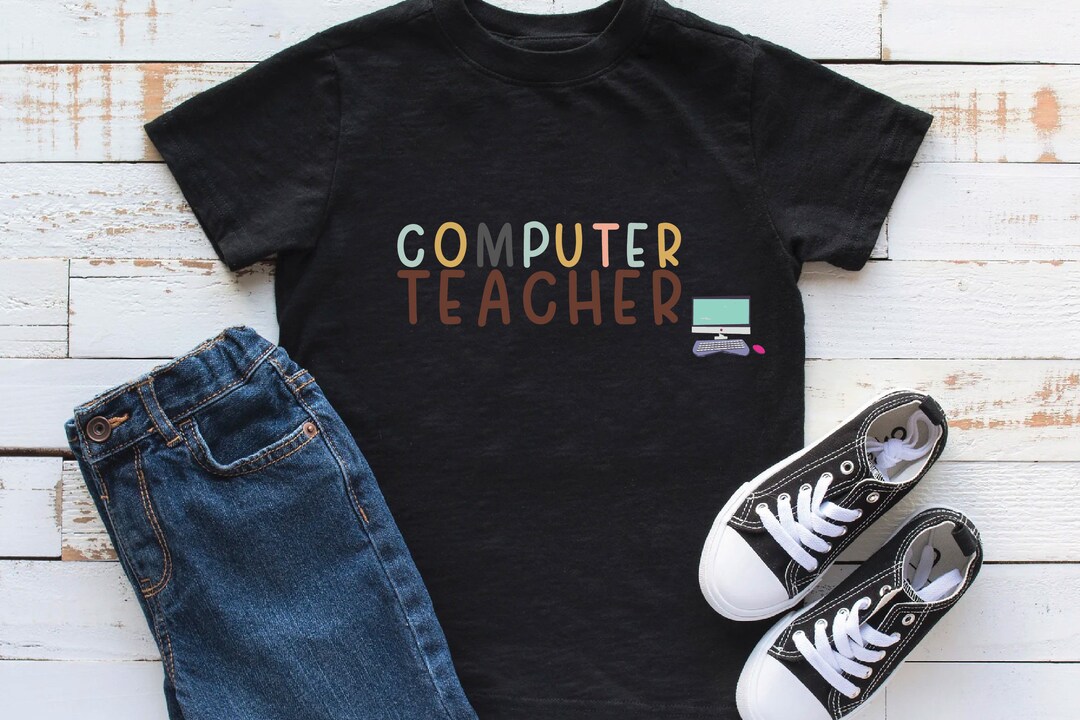 Computer Teacher Svg, Png,eps, Laptop Svg,png, Computer Sublimation ...