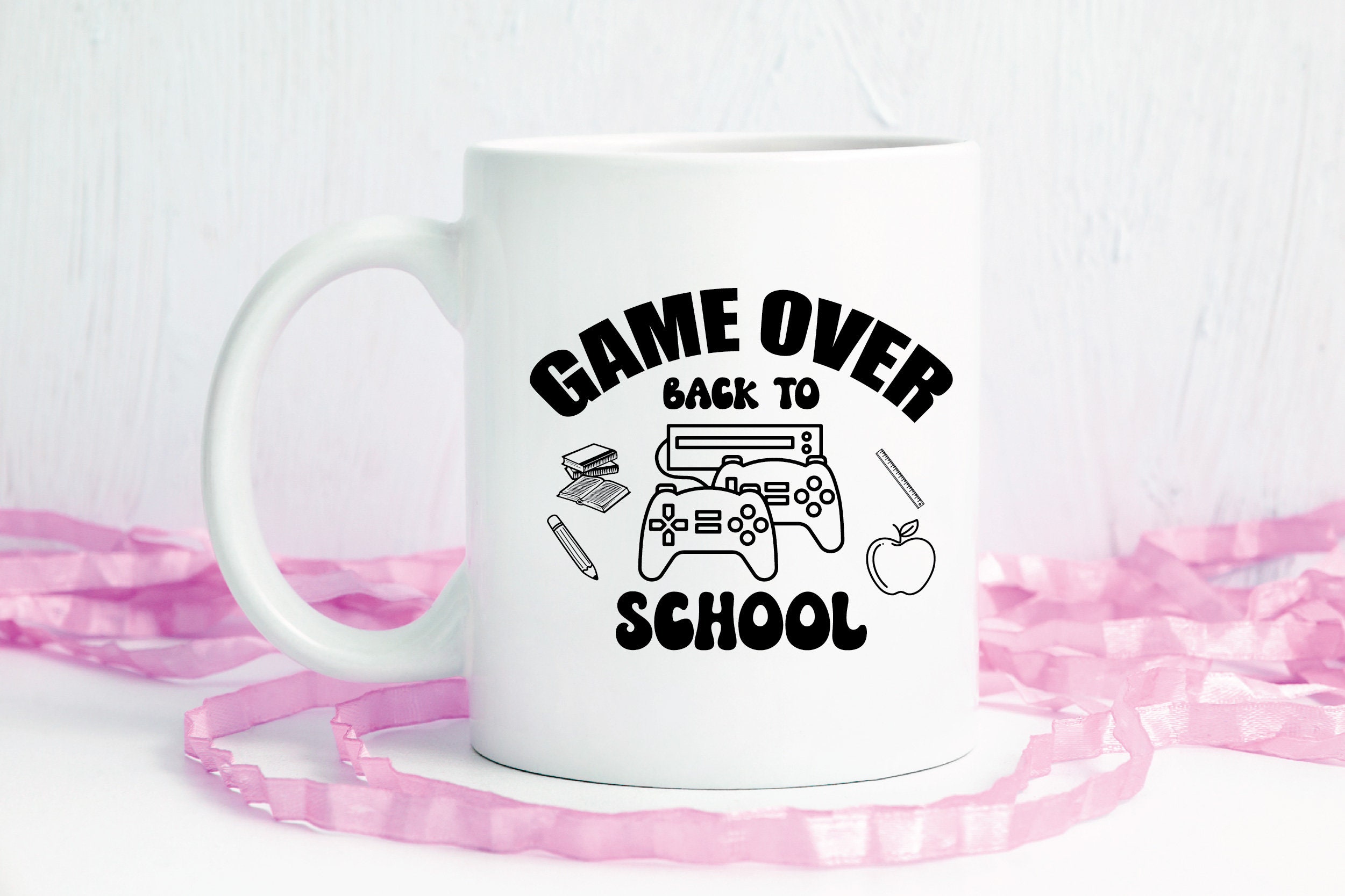 Game Over Back to School Svg, Png, Jpg, Dxf, First Day of School Svg ...
