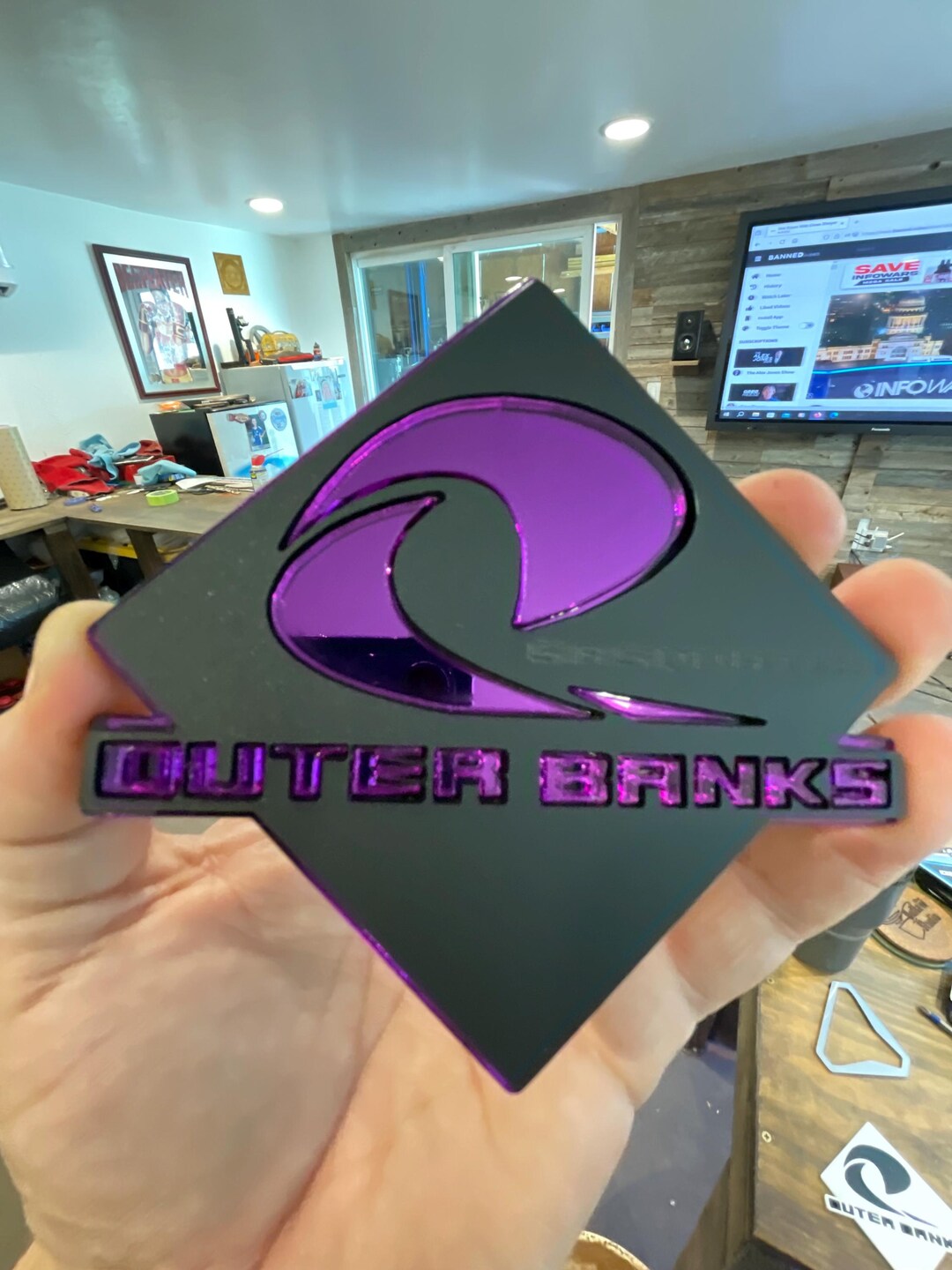 OUTER BANKS Sasquatch Mirror Purple on Matte Black, (MANY Colors ...