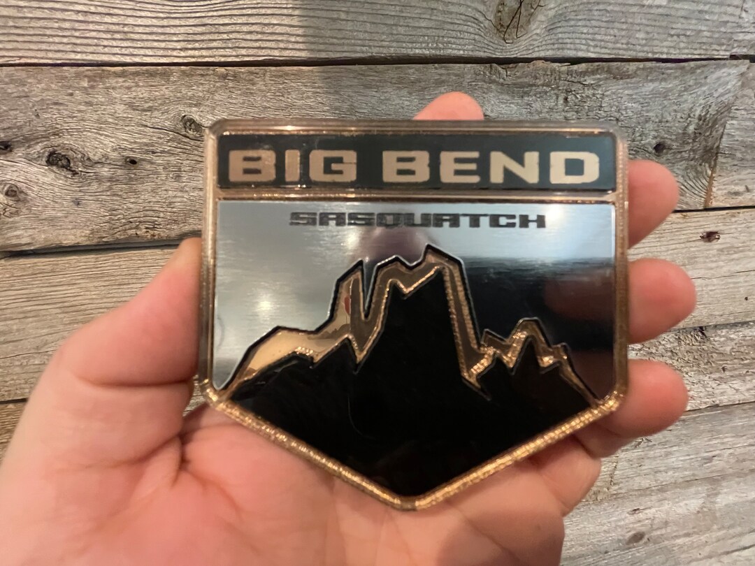 NEW "big Bend" Mirrored Bronze on Black, W/ Silver Sasquatch Fender ...