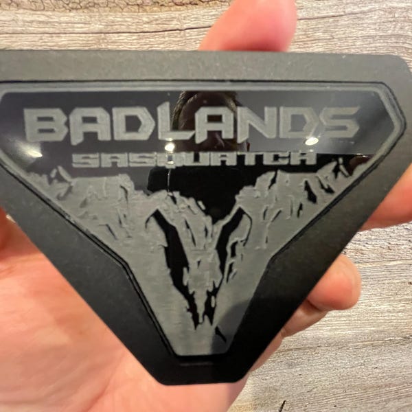 Black Badlands Badge - Etsy