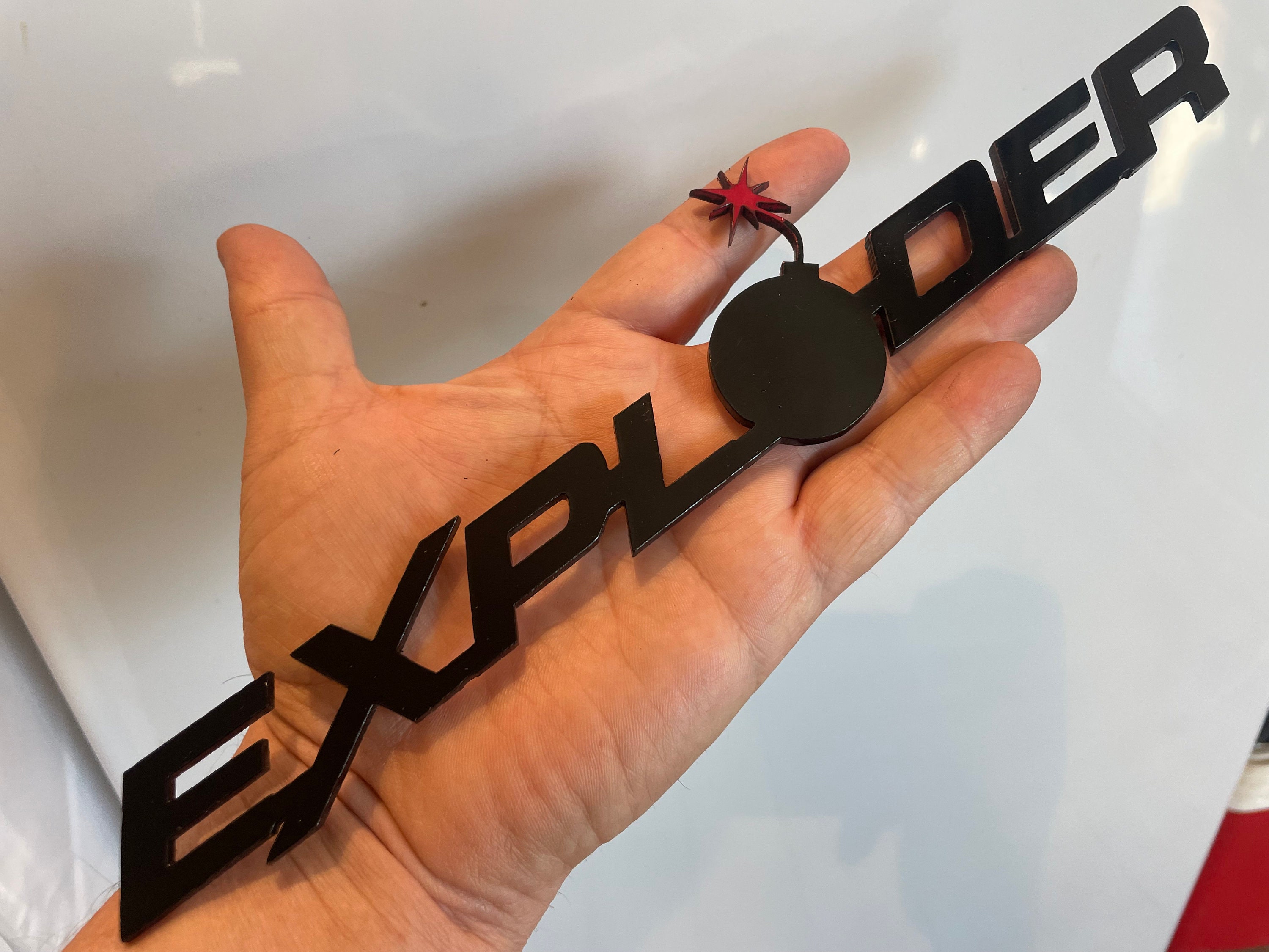 Ford Explorer Exploder Badges: Black Acrylic Emblems - Etsy