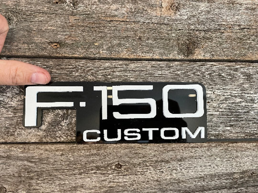 15O Custom Tailgate or Fender Badges, (PAINTABLE), Acrylic Badges ...