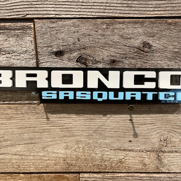 Bronco Sasquatch Emblem - Etsy