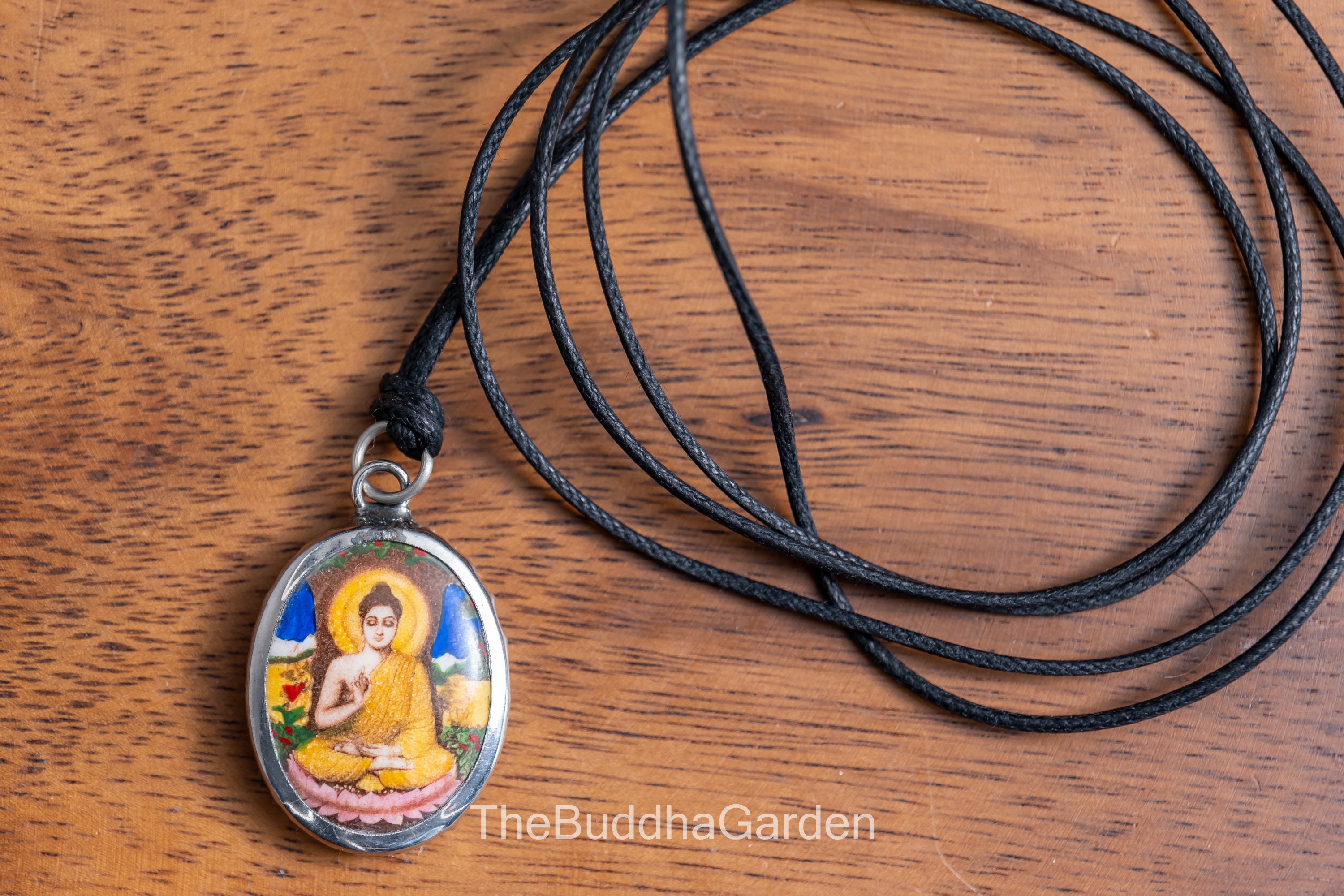 Buddha Pendant: Protection Buddha Necklace Pendant With Cord Necklace ...