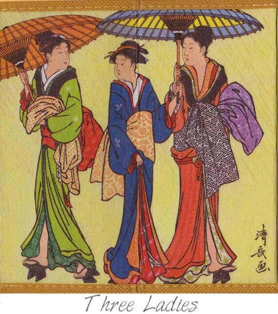 Japanese Wallets: Rice Paper Billfolds - Gem