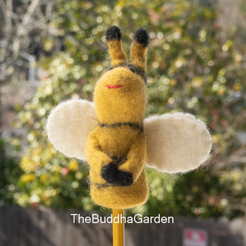 Bee Finger Puppet - Etsy