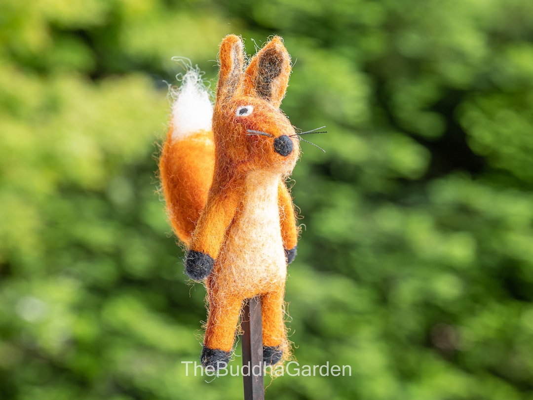Fox Felt Finger Puppet, Handmade Finger Puppet, Childrens Story Toy ...