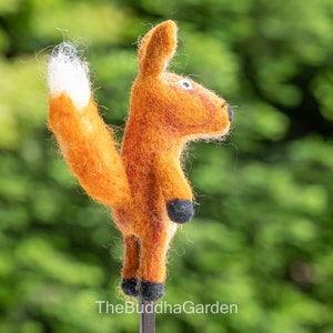 Fox Felt Finger Puppet, Handmade Finger Puppet, Childrens Story Toy ...